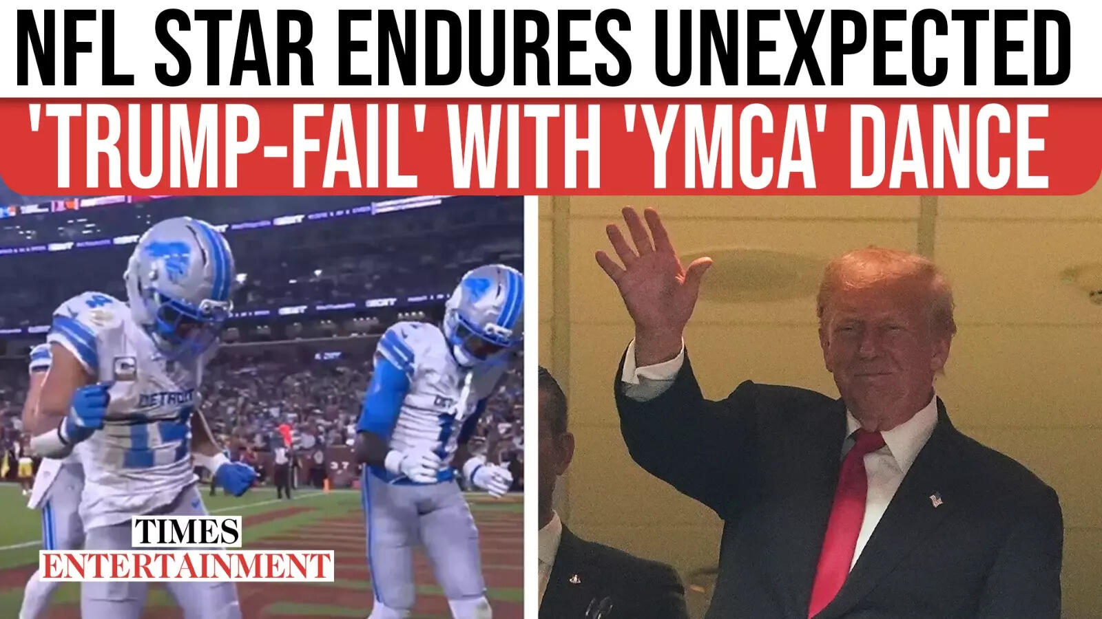 NFL Star's 'Trump Dance' Fails At Commanders Vs. Lions; Amon-Ra St ...