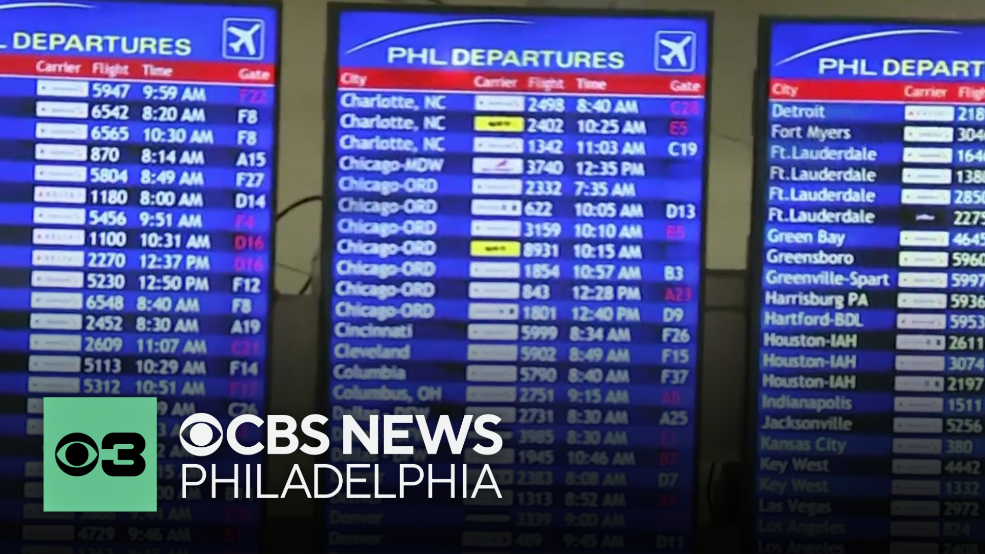 Travelers brace for delays, cancellations at Philadelphia International ...