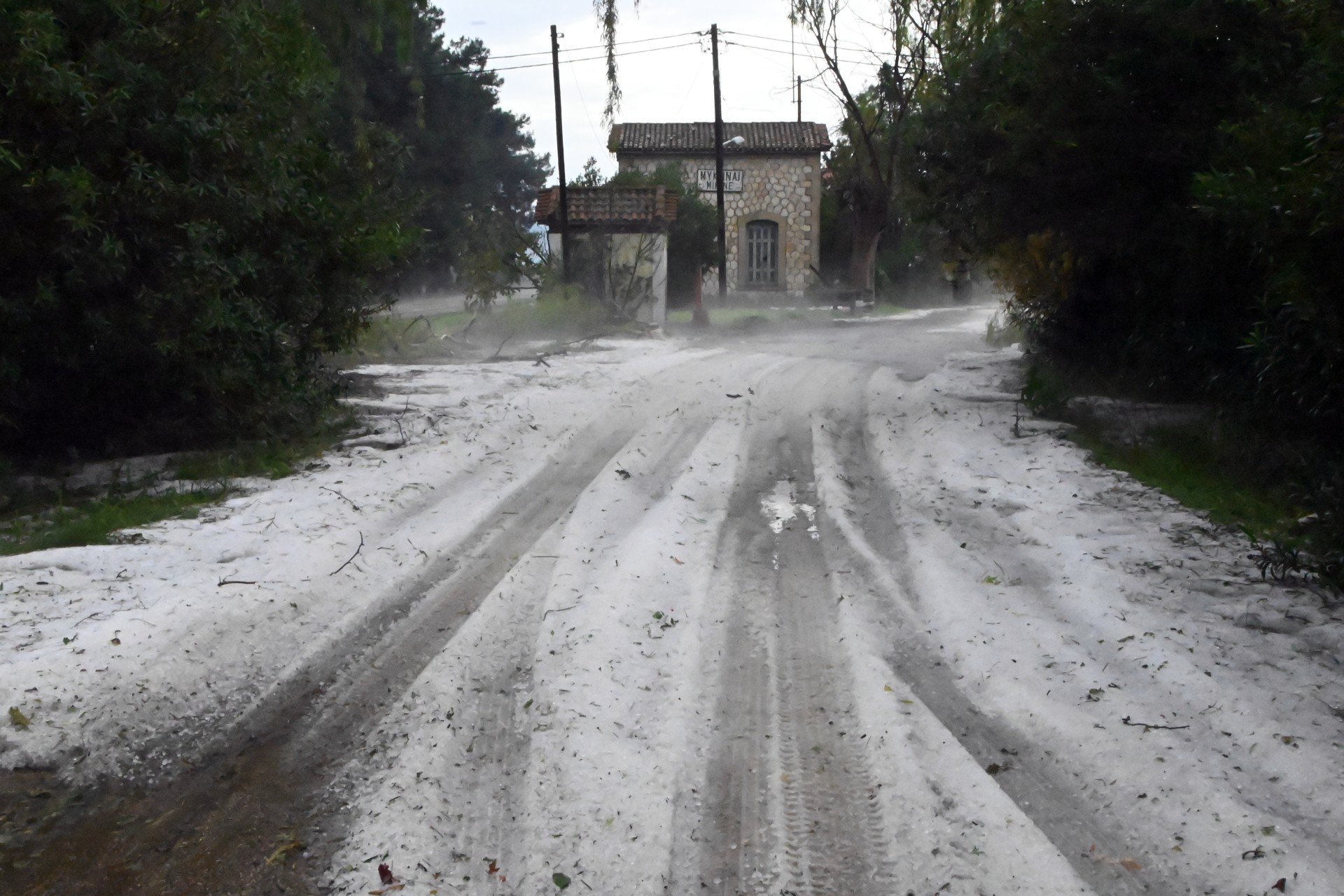 Χαλαζόπτωση στην Κορινθία: Σοβαρές ζημιές υπέστησαν καλλιέργειες (βίντεο)