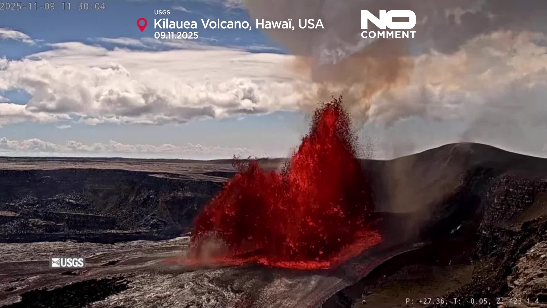 Kilauea volcano erupts again, sending lava fountains 330 metres high