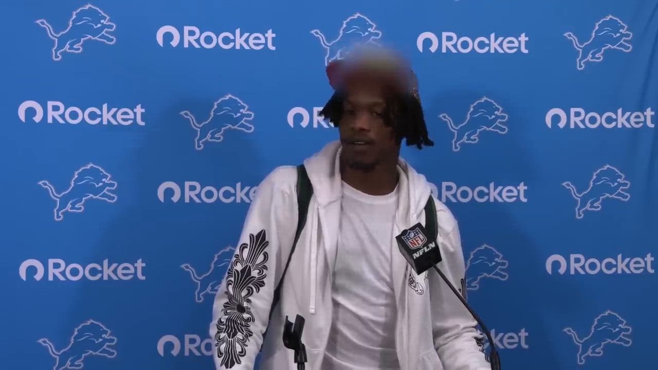 Detroit Lions WR Jameson Williams on Being Even-Keeled
