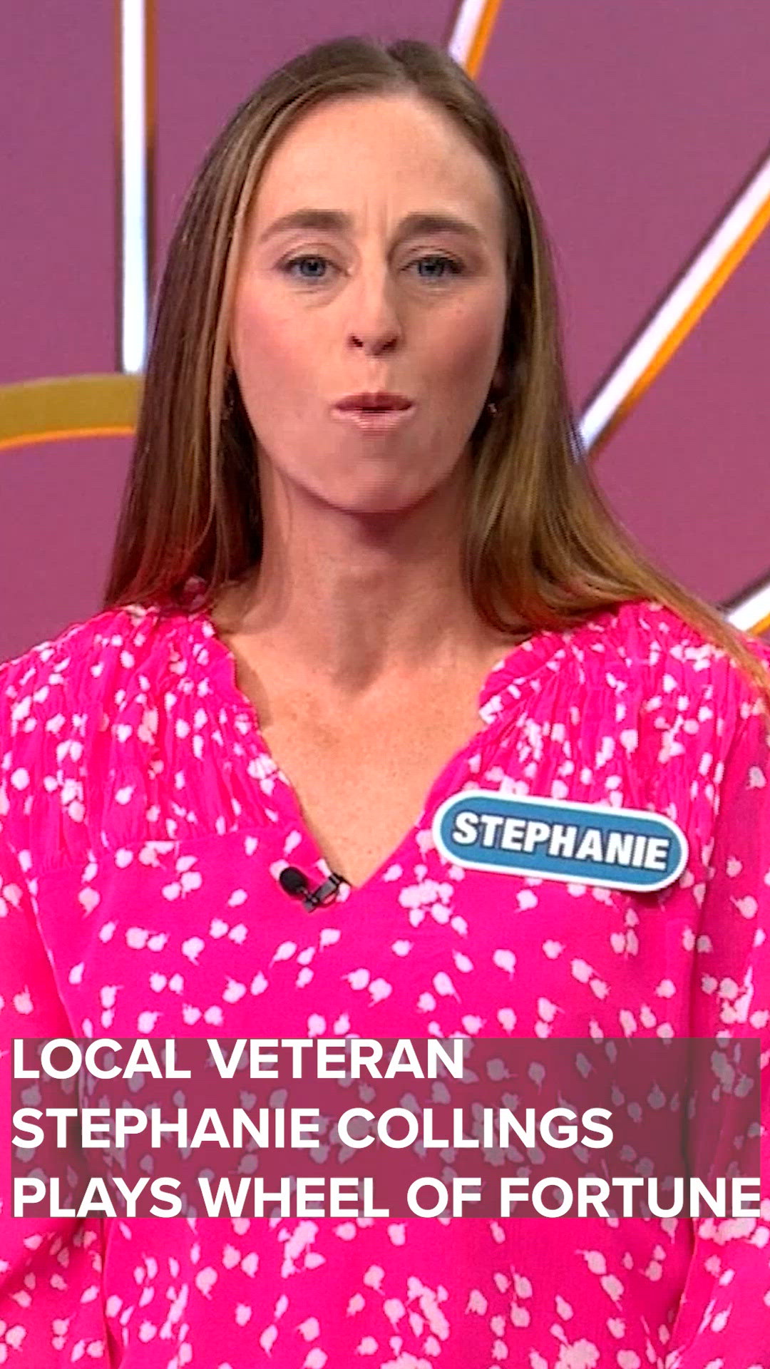 Stephanie Collings from Belleville plays on Wheel of Fortune