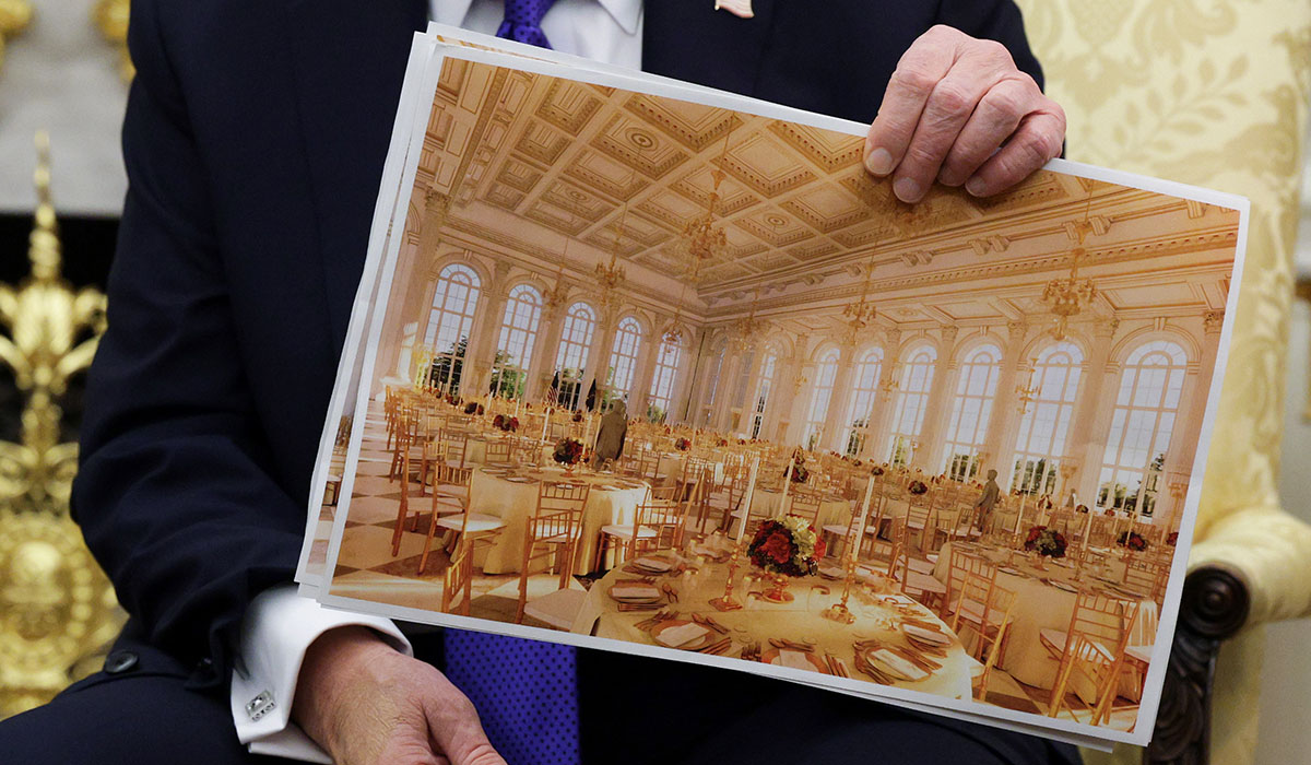 Trump faces backlash for gold signing outside Oval Office as he breaks ...