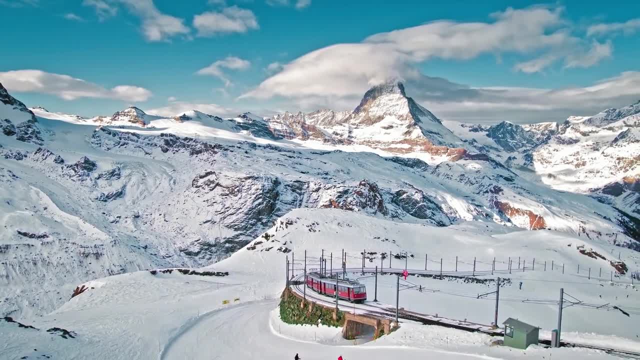 Drone Tour of Zermatt: A Journey Above Swiss Alps Majesty