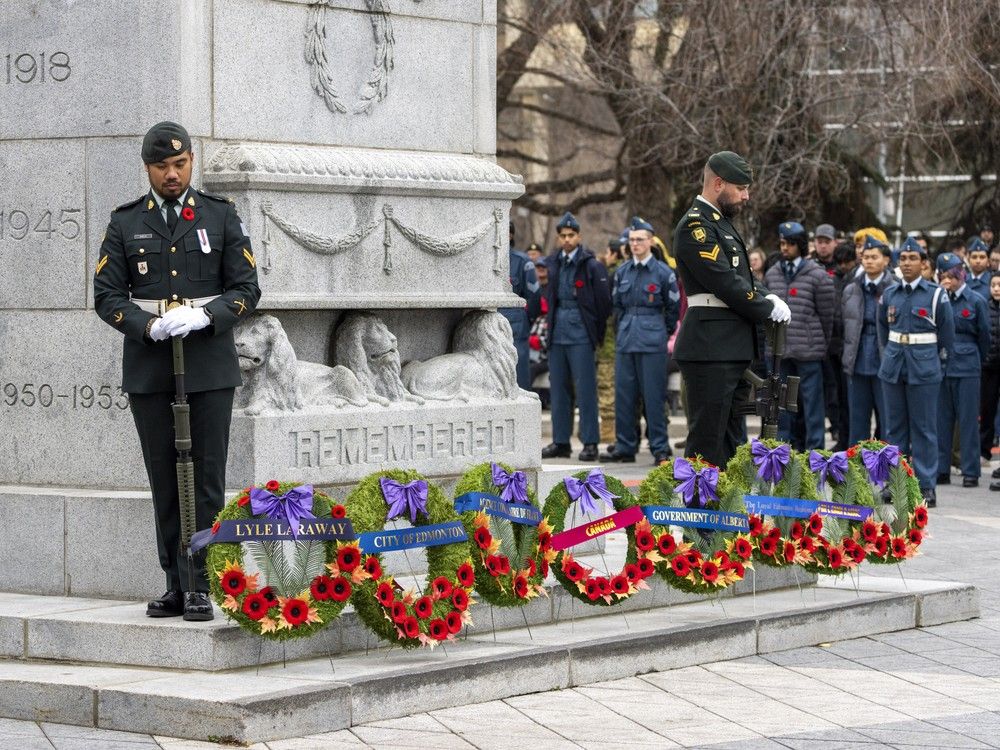 Edmonton remembers: Remembrance Day events and ceremonies around the city