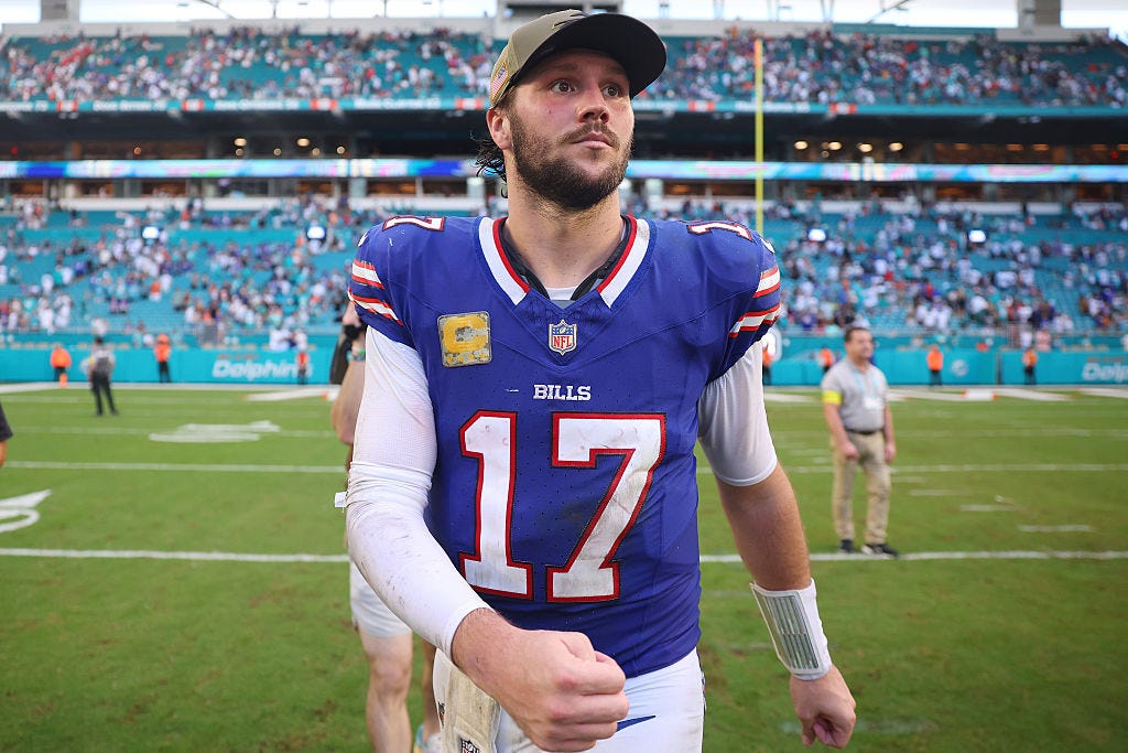 Josh Allen's turnovers costly as Bills' win streak against Dolphins ends