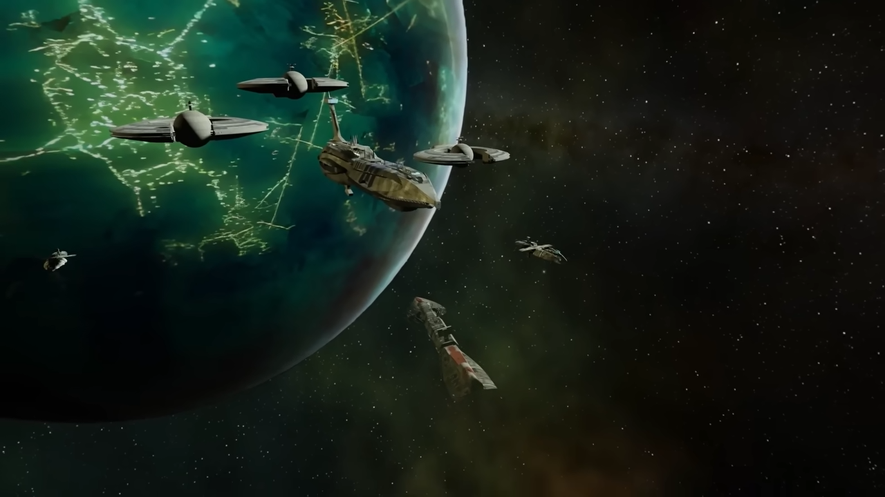 Battle of Christophsis in Star Wars Clone Wars 3D documentary