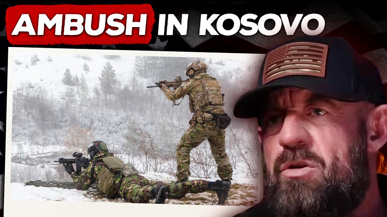 Ambushed in Kosovo - His first real gunfight