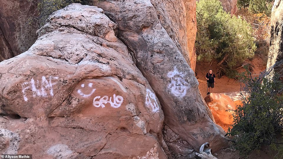 Iconic rocks vandalized at Utah National Park devastating hikers