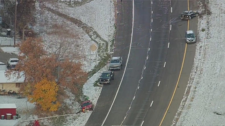 Driving too fast on icy road to blame after 7-vehicle crash on M-59 ...