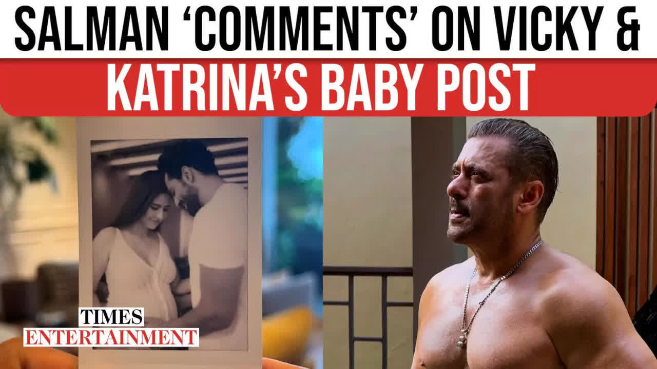 Did Salman Khan Comment On Katrina & Vicky’s Baby Announcement!? Here ...