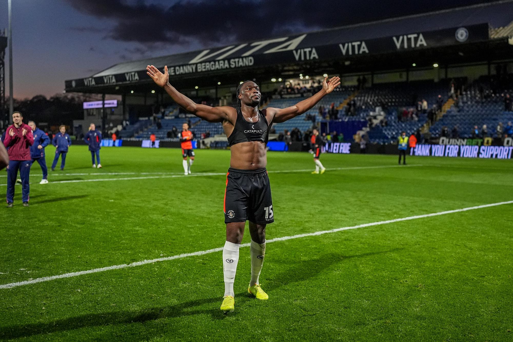 Luton defender Mengi labelled 'inspirational' by boss Wilshere