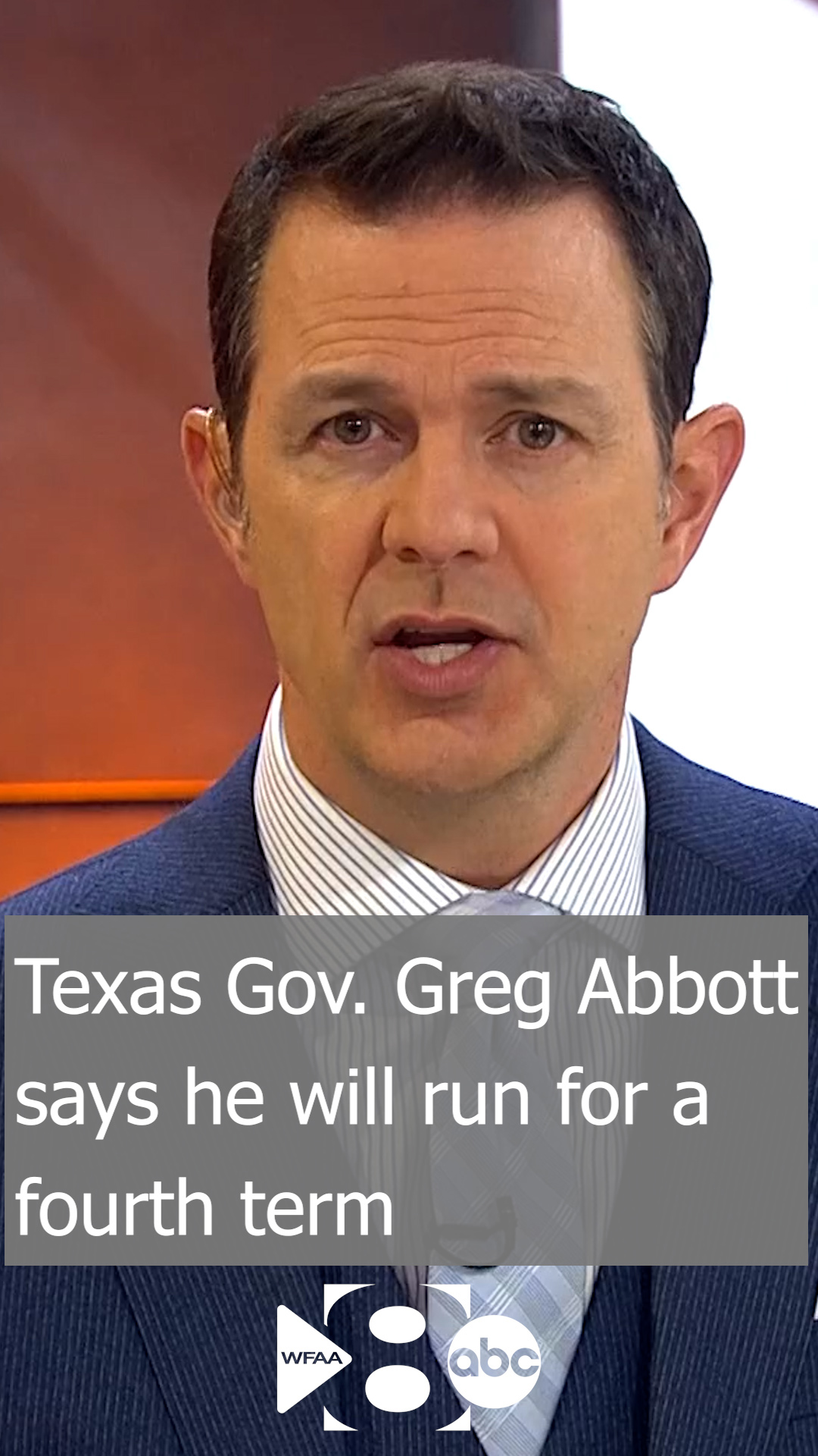 Texas Gov. Greg Abbott is running for re-election again