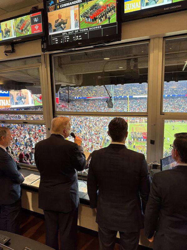 Thumbs Down, Middle Fingers, Sustained Booing For Trump at NFL Game