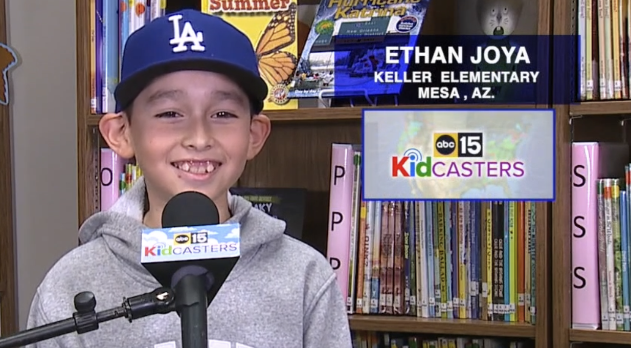 Kidcaster Ethan gives your Monday morning forecast from Keller Elementary School