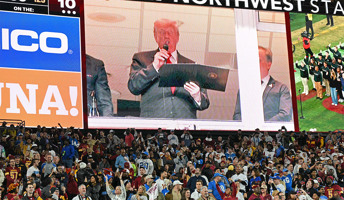 WATCH: Donald Trump drowned out by boos at NFL game in Washington