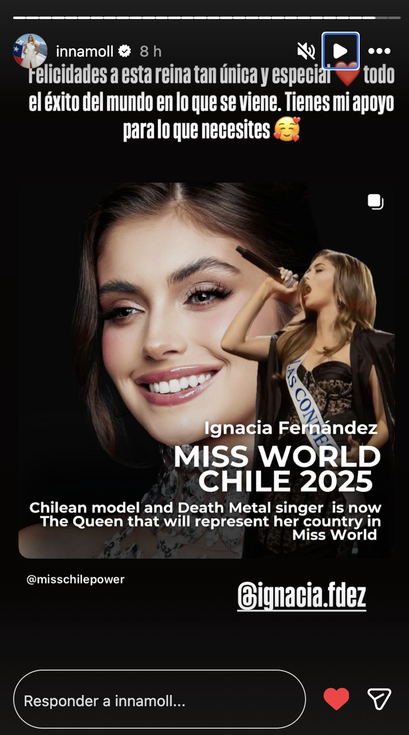 ¡Tenemos nueva Miss Mundo Chile! Conoce a la ganadora del concurso de ...