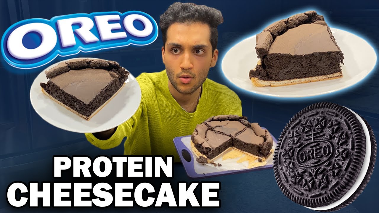 OREO Protein Cheesecake – Low-Calorie on a Fluffy Cloud Crust