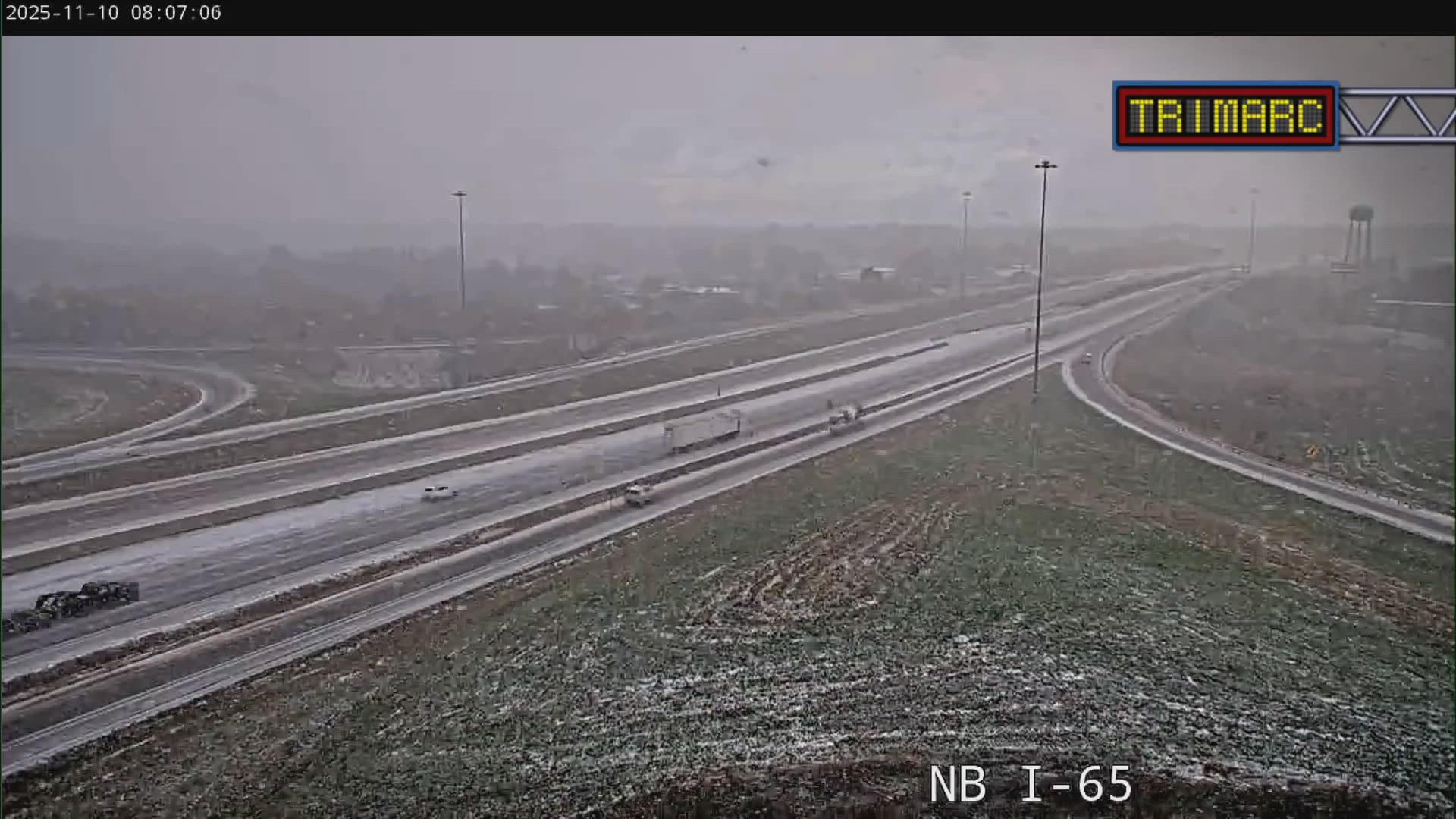 Video: Snow moving through Monday