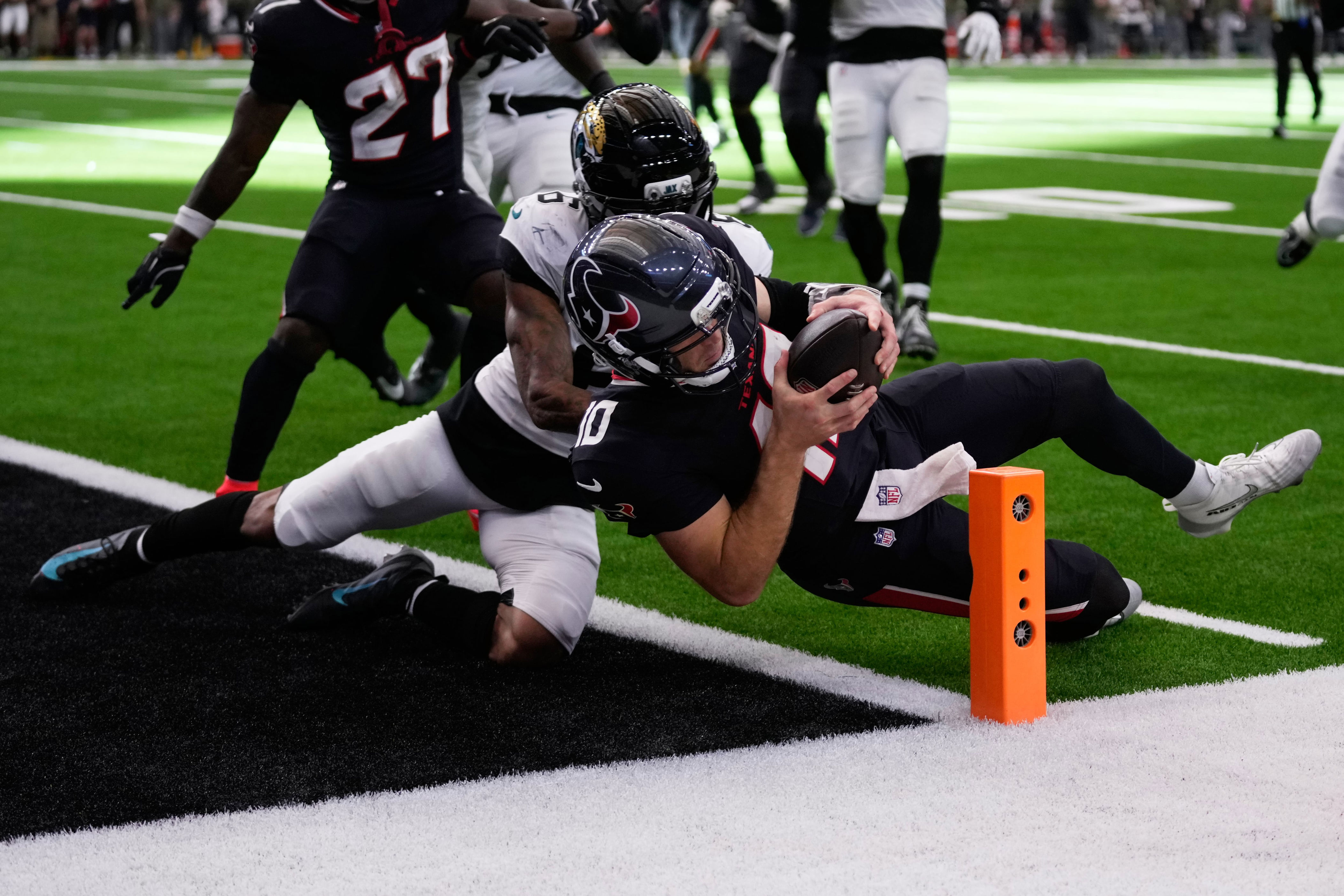 A collapse in the trenches for the Jacksonville Jaguars