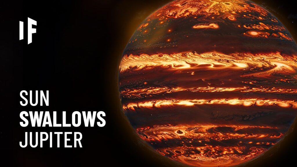 What would happen if the sun ate Jupiter