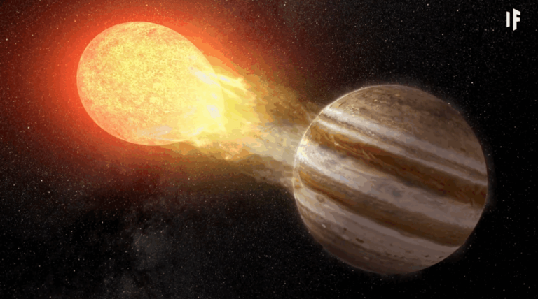 What If the Sun Consumed Jupiter?