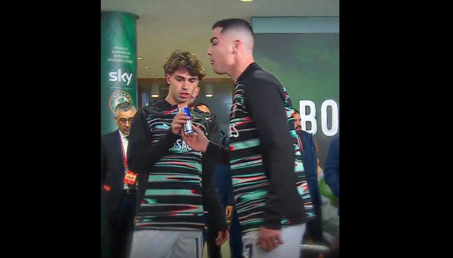 Cristiano Ronaldo drinks Red Bull, scandal among his fans