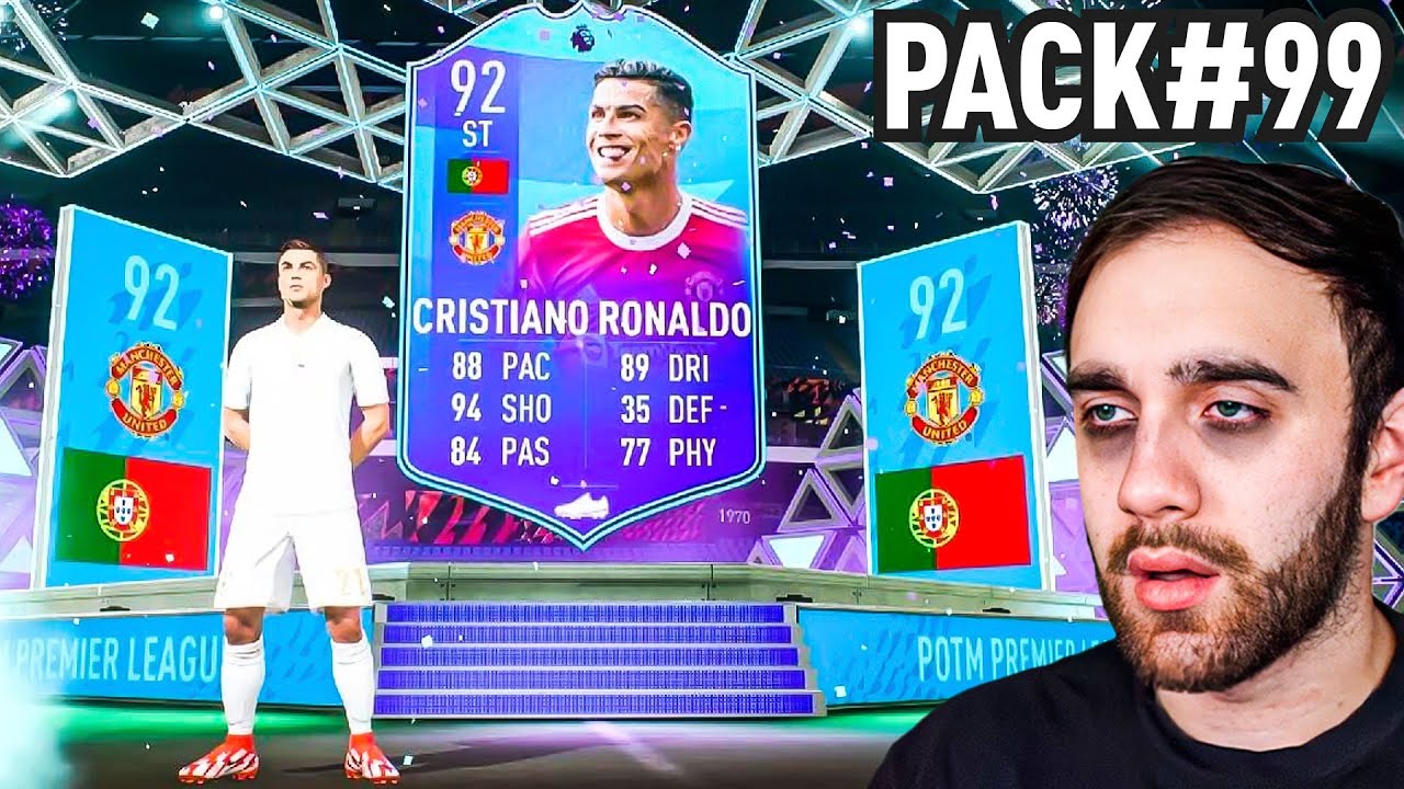 Opening packs until I get POTM CR7