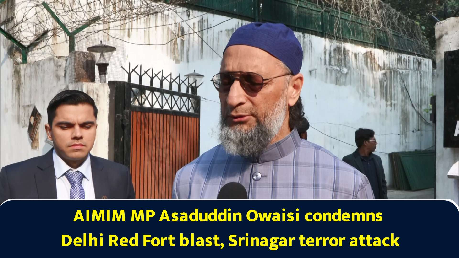 AIMIM MP Asaduddin Owaisi condemns Delhi Red Fort blast, Srinagar ...