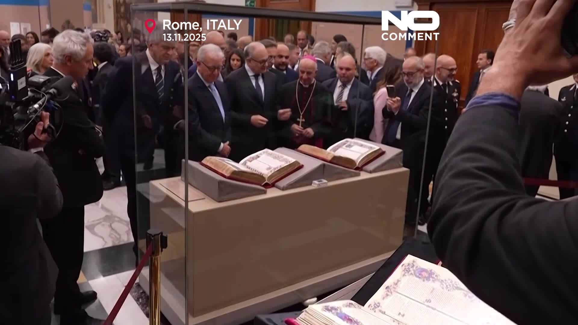 Rare 15th-century illuminated Bible goes on public display for Vatican ...