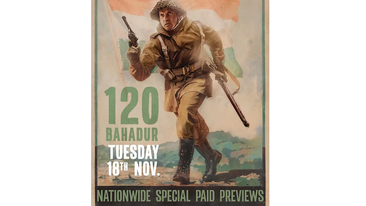 ‘120 Bahadur’ to premiere on Nov 21 across India’s defense theaters