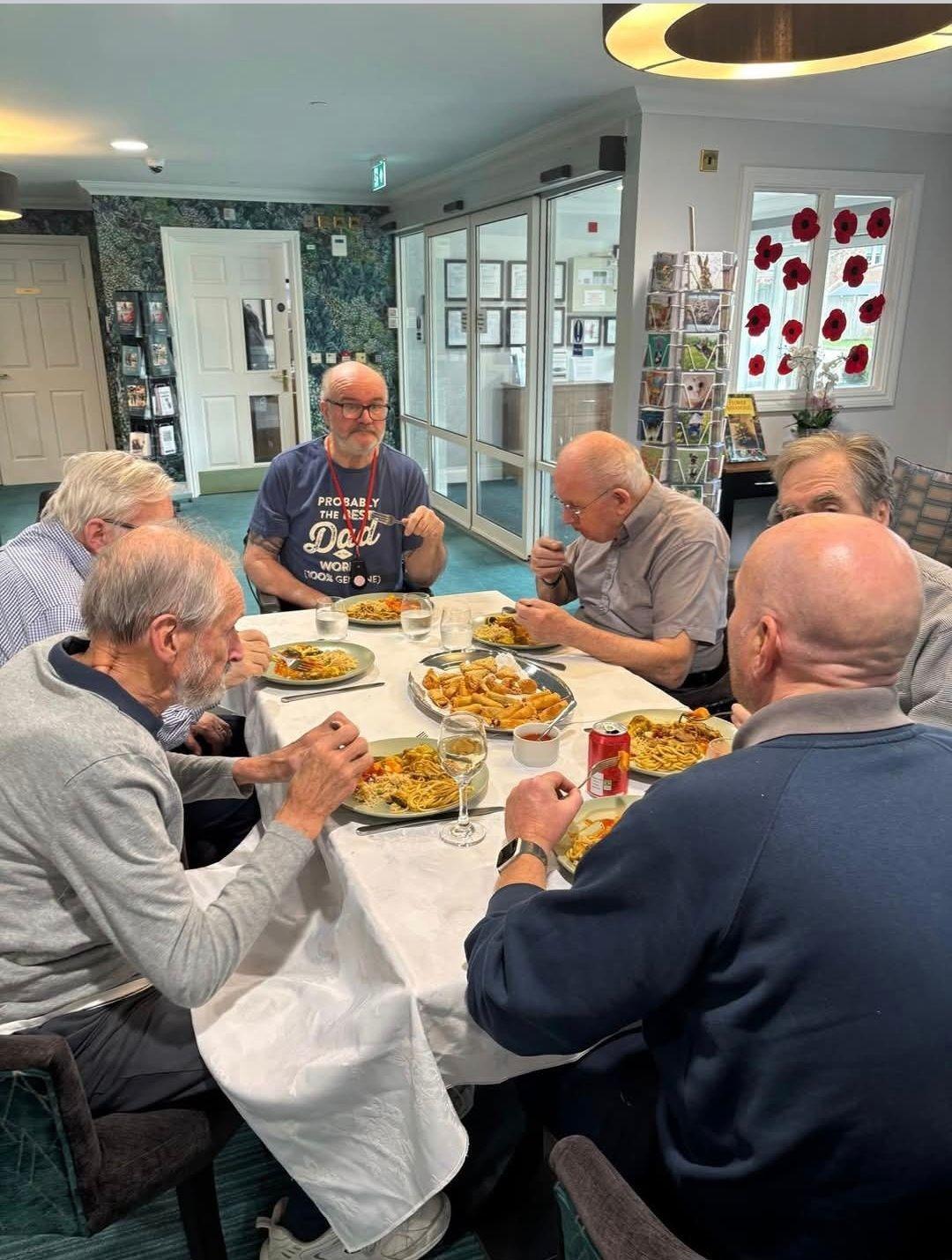 Uckfield care home celebrates the start of Gentlemen's Club