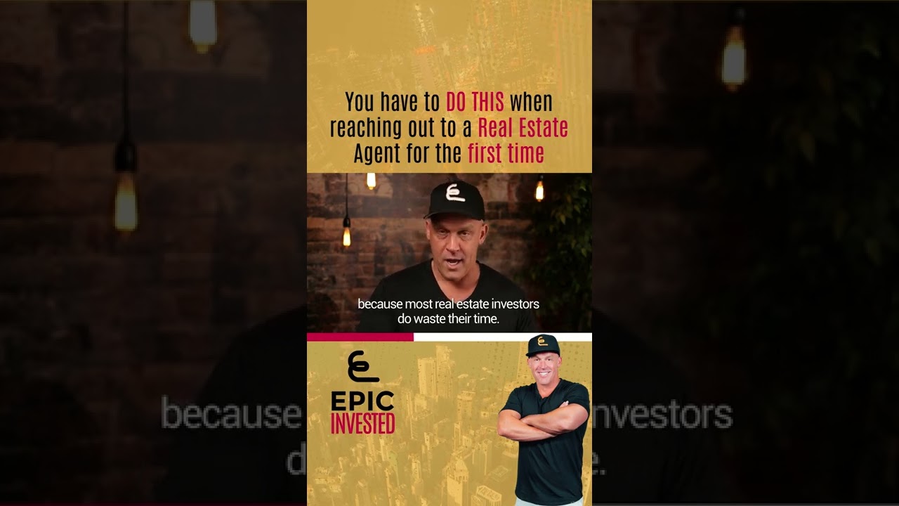 How to approach real estate agents the right way