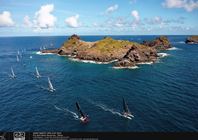 J-3 avant le départ de la Saint Barth Cata Cup 2025 en F18