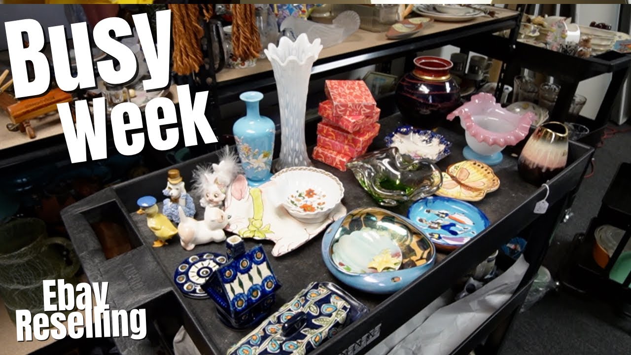 Gonna Be A BUSY WEEK | Reselling on Ebay | Crazy Lamp Lady
