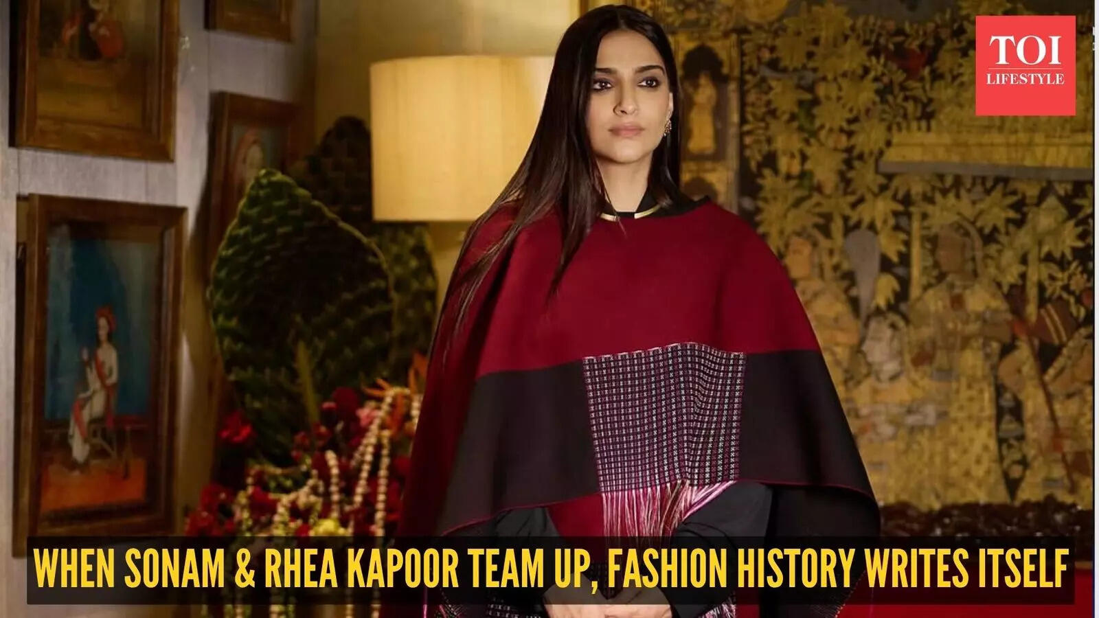 Sonam Kapoor just turned a Manipuri weave into the most gorgeous winter ...