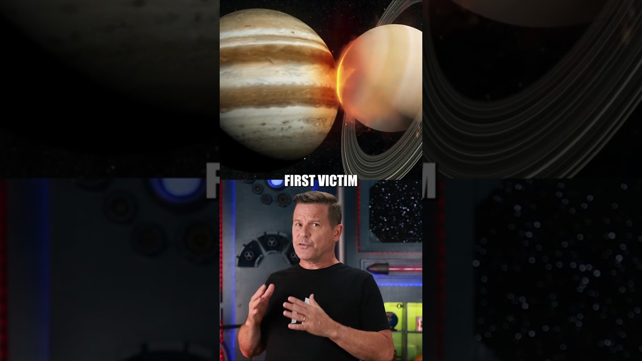 Visualize how Jupiter could swallow every planet