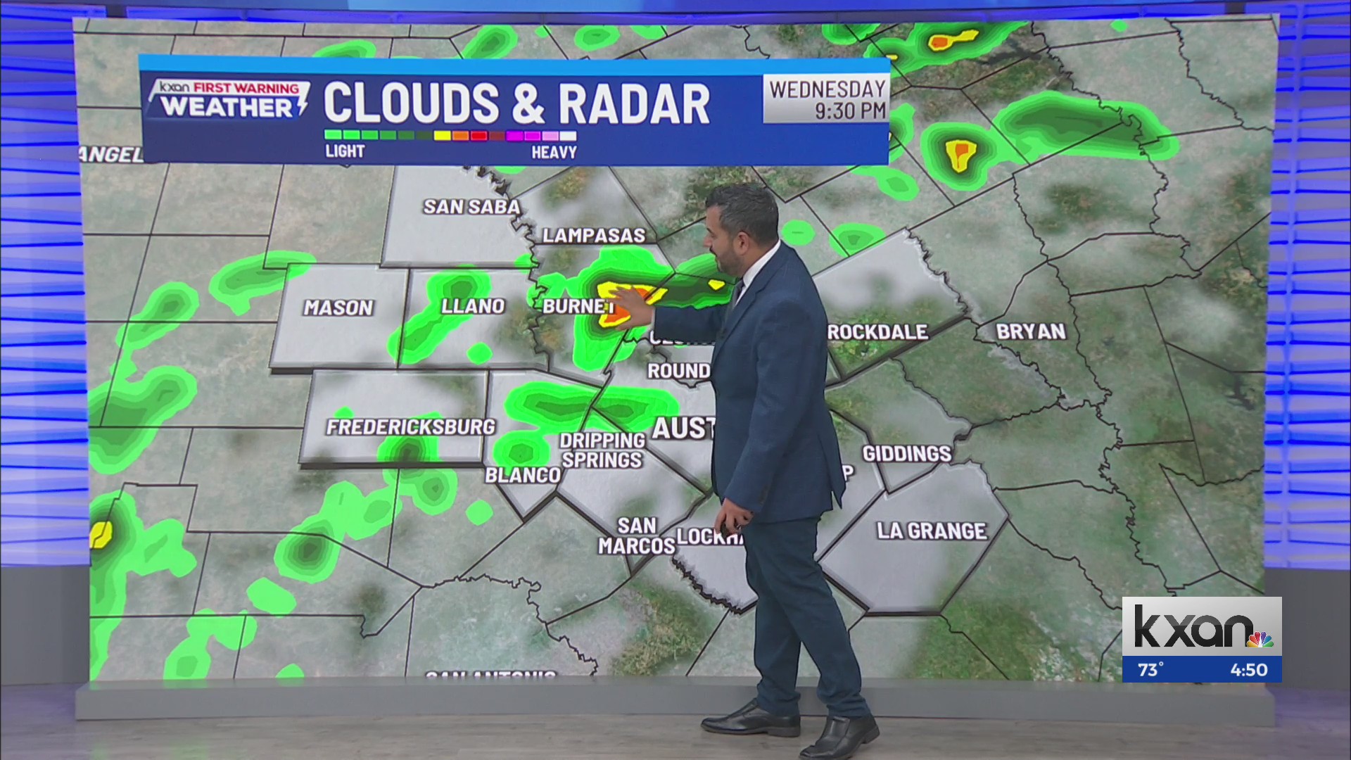 Starting the week very warm before rain returns midweek | Nov 17 KXAN ...