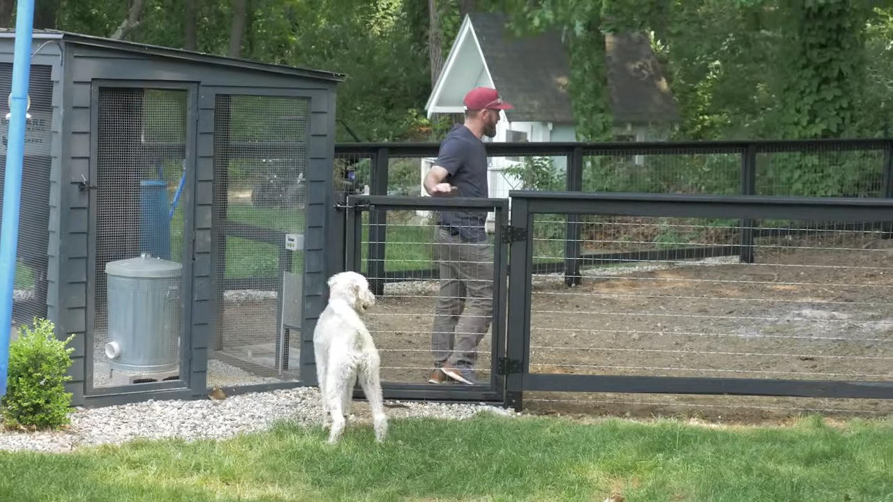 How We Built a Beautiful Garden Fence and Gate Without Digging Holes