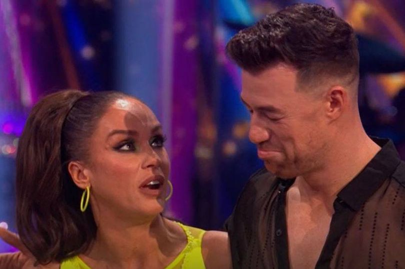 Strictly star 'terrified' as she reunites with pro partner on dance floor