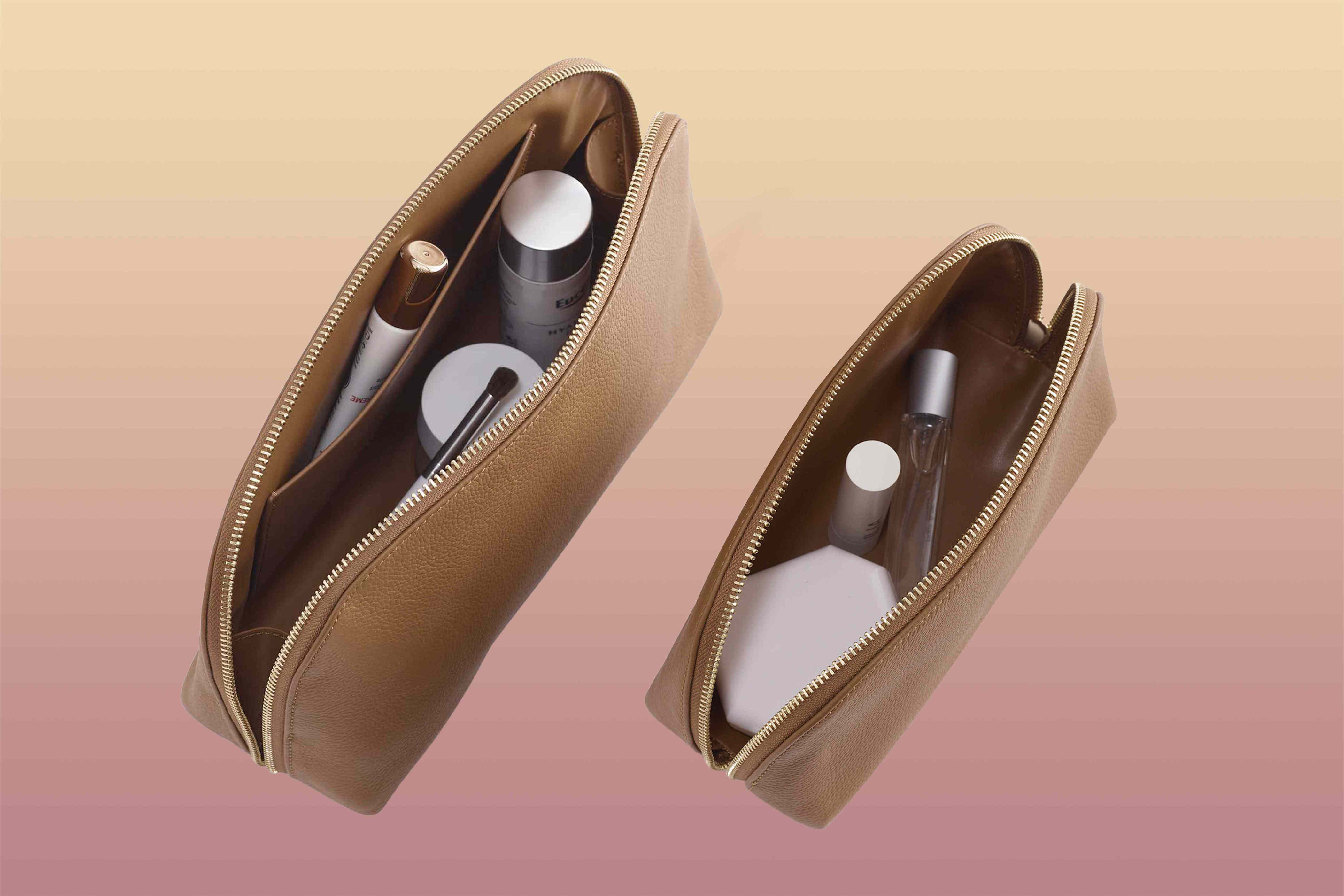 Travelers Say Quince's Roomy Leather Toiletry Bags Are 'Almost ...