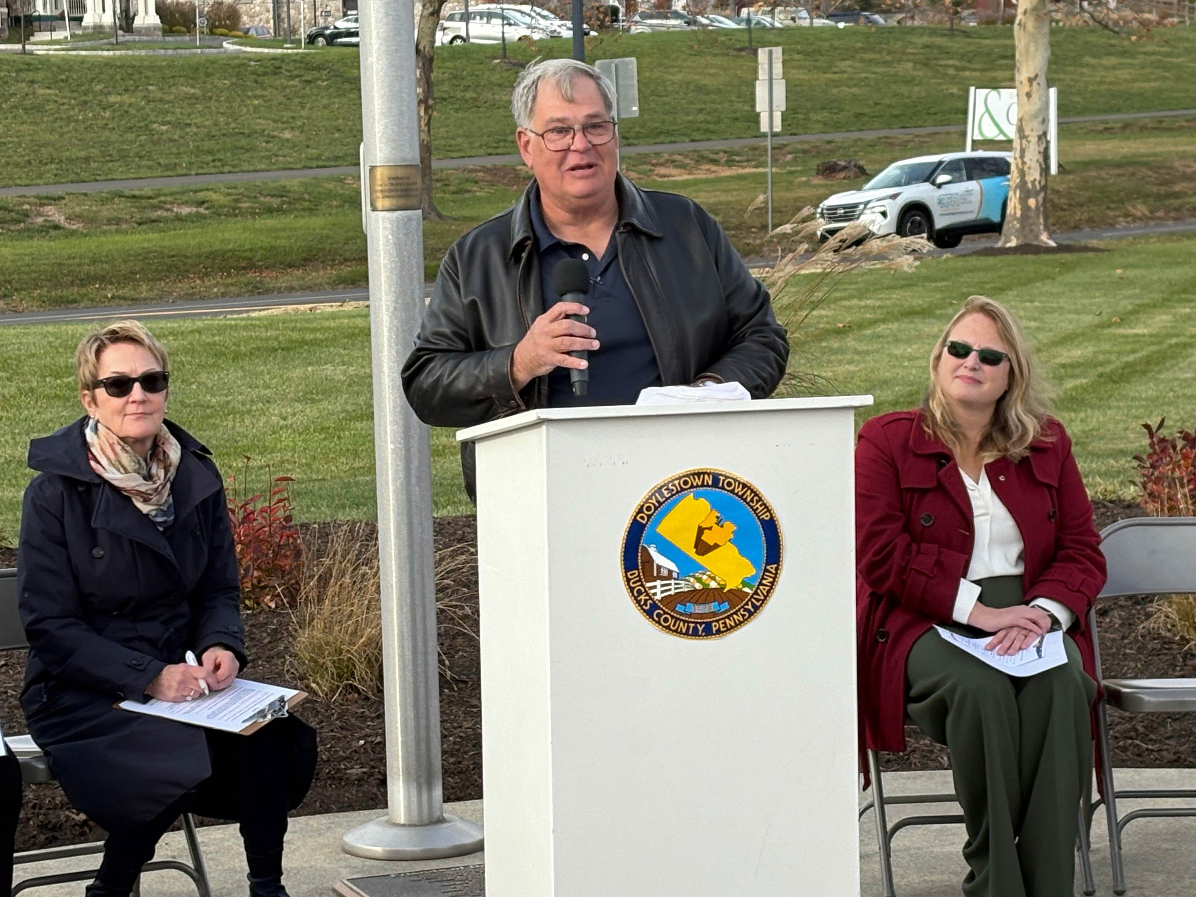 Roundabouts Dedicated In Doylestown To Blue And Gold Star Families