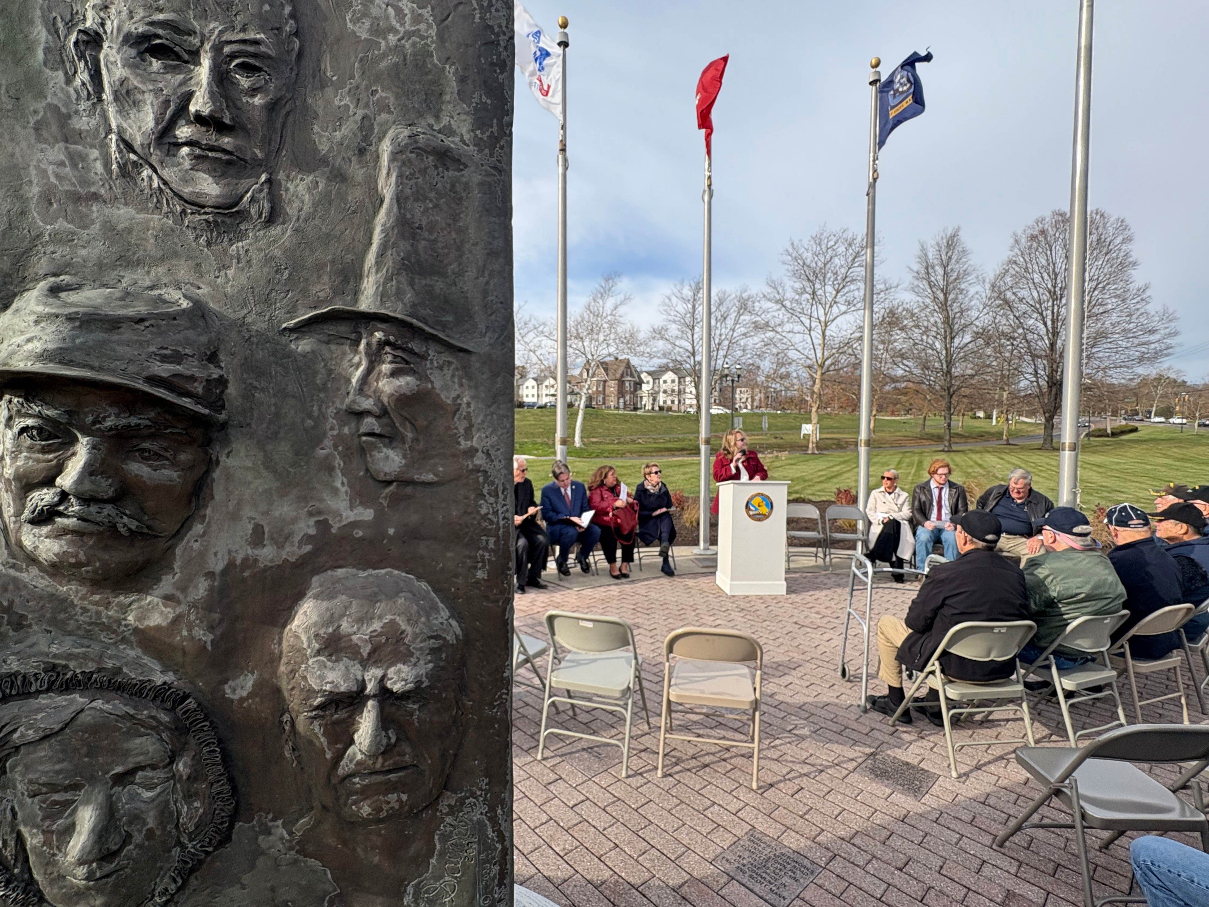 Roundabouts Dedicated In Doylestown To Blue And Gold Star Families