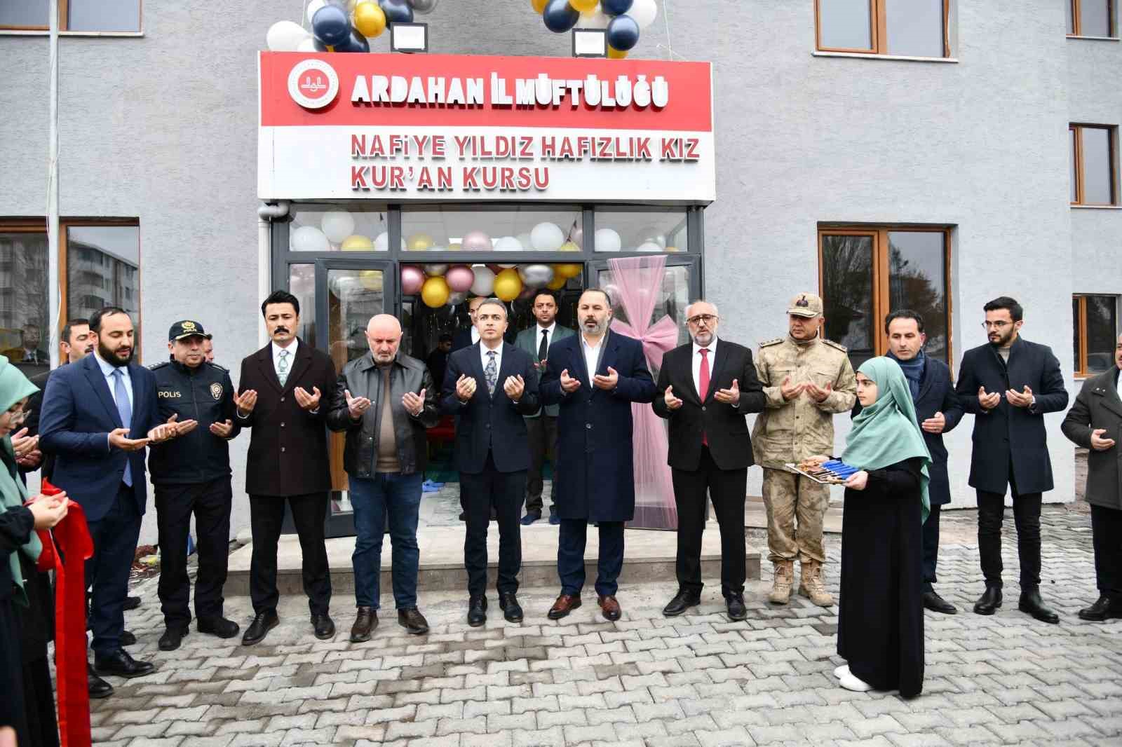 Ardahan’da, Kız Kur’an Kursu’nun açılışı yapıldı