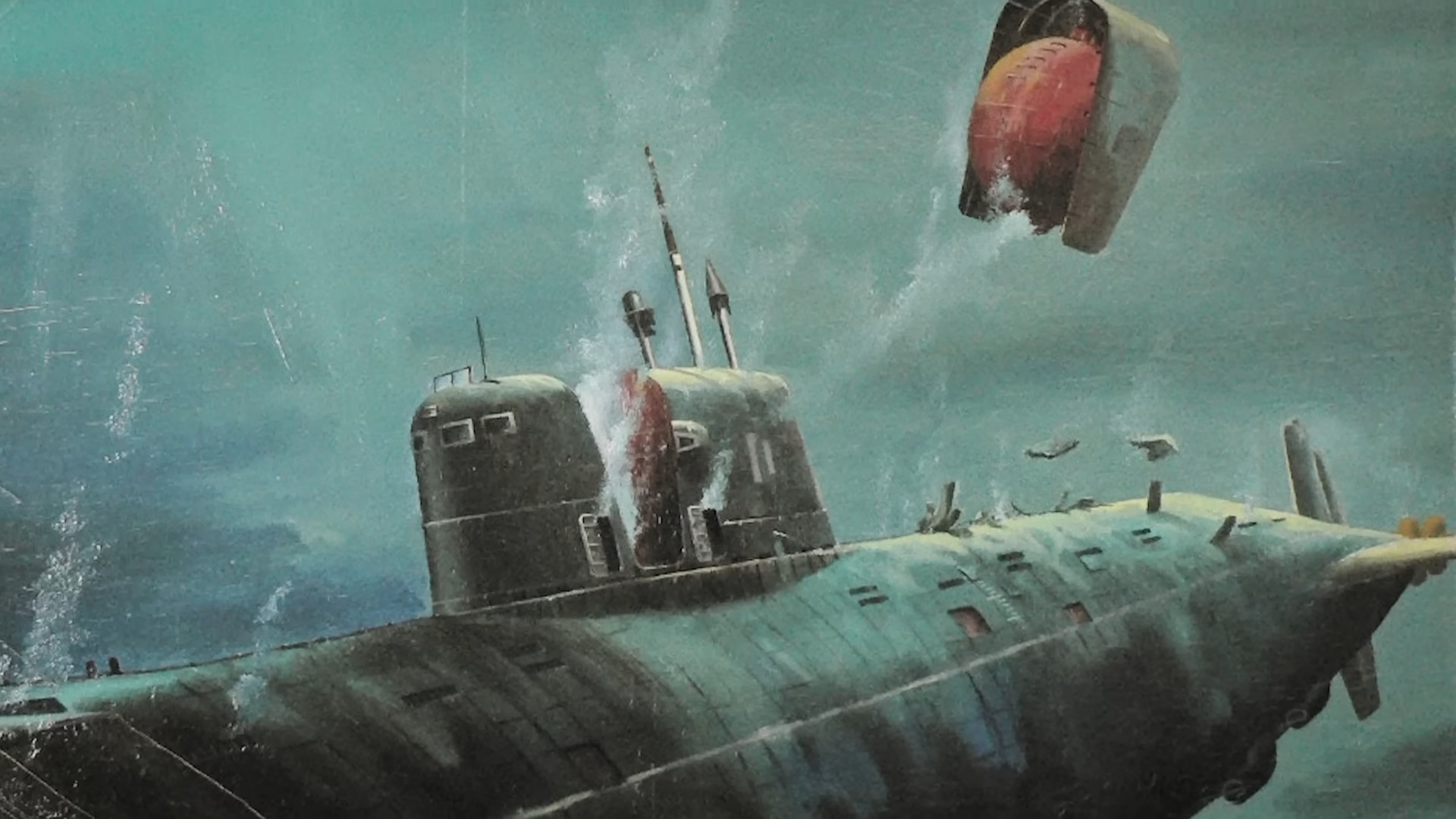 How a Spray of Oil Hit a Turbine… And Lit a Submarine on Fire