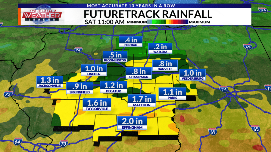 WEATHER NOW: Cooler temps and multiple chances for rain highlight the week