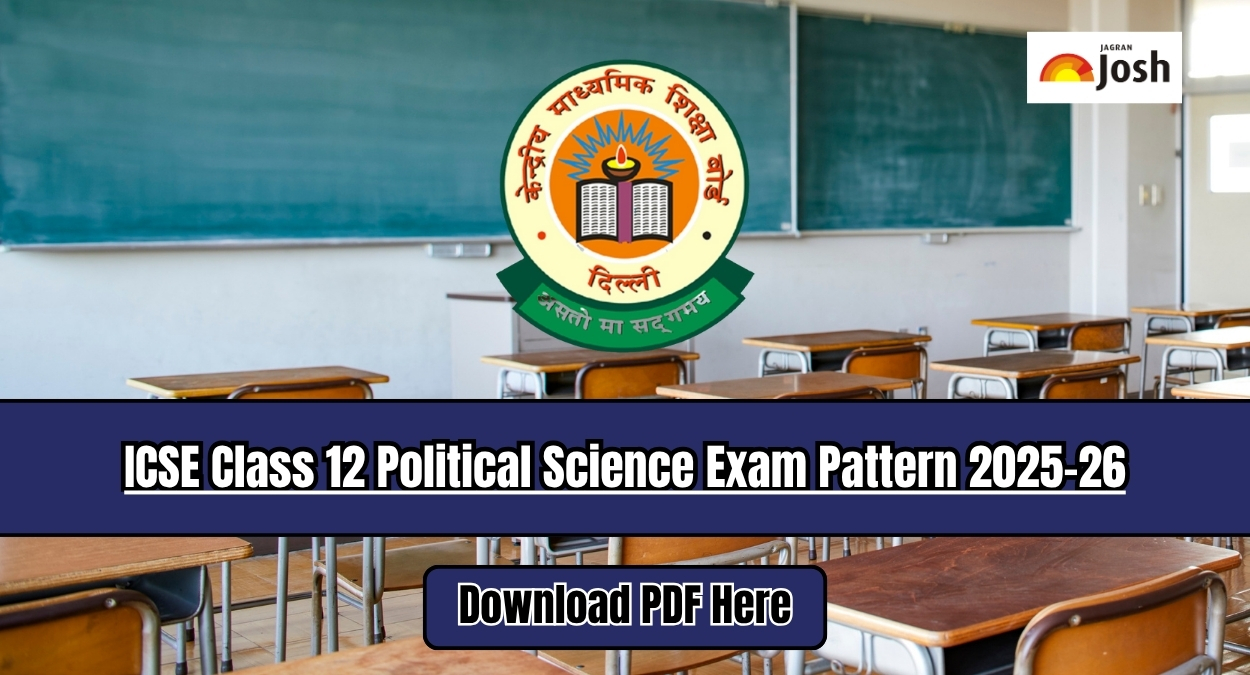 ICSE Class 12 Political Science Exam Pattern 2025-26: Paper Pattern ...