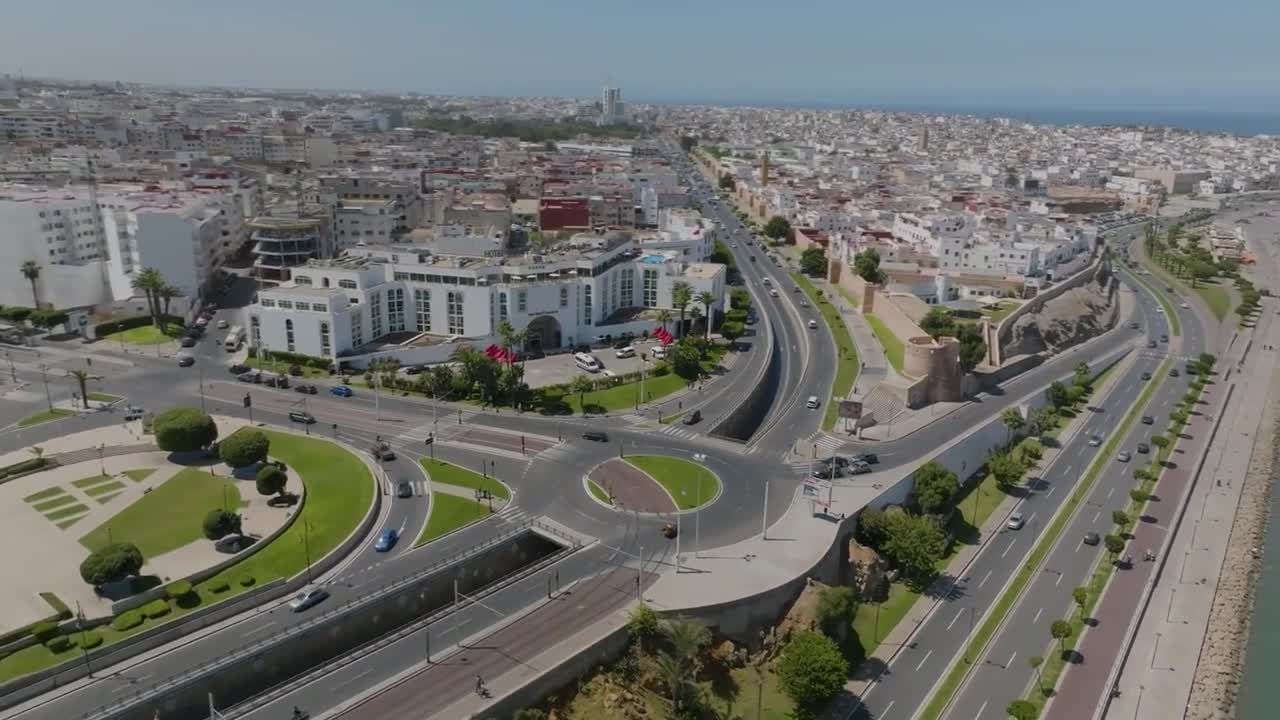 Drone Views of Rabat: Morocco's Elegant Capital