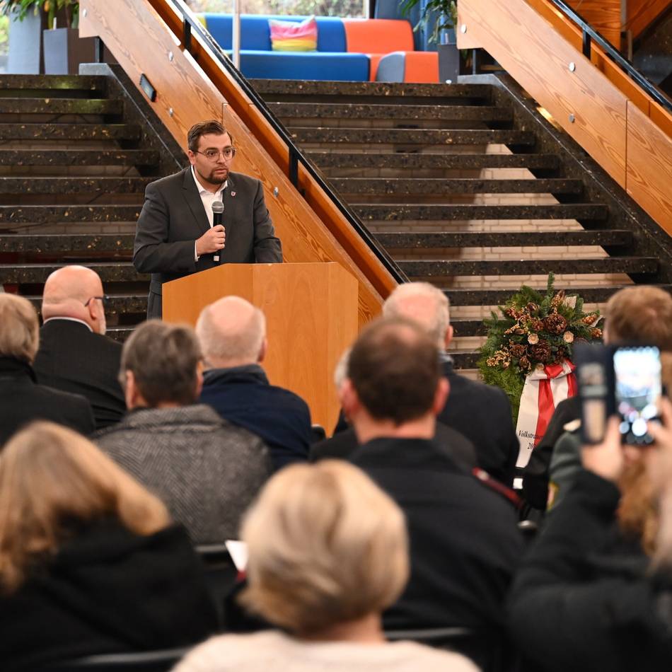 Erinnerung an die Opfer der beiden Weltkriege