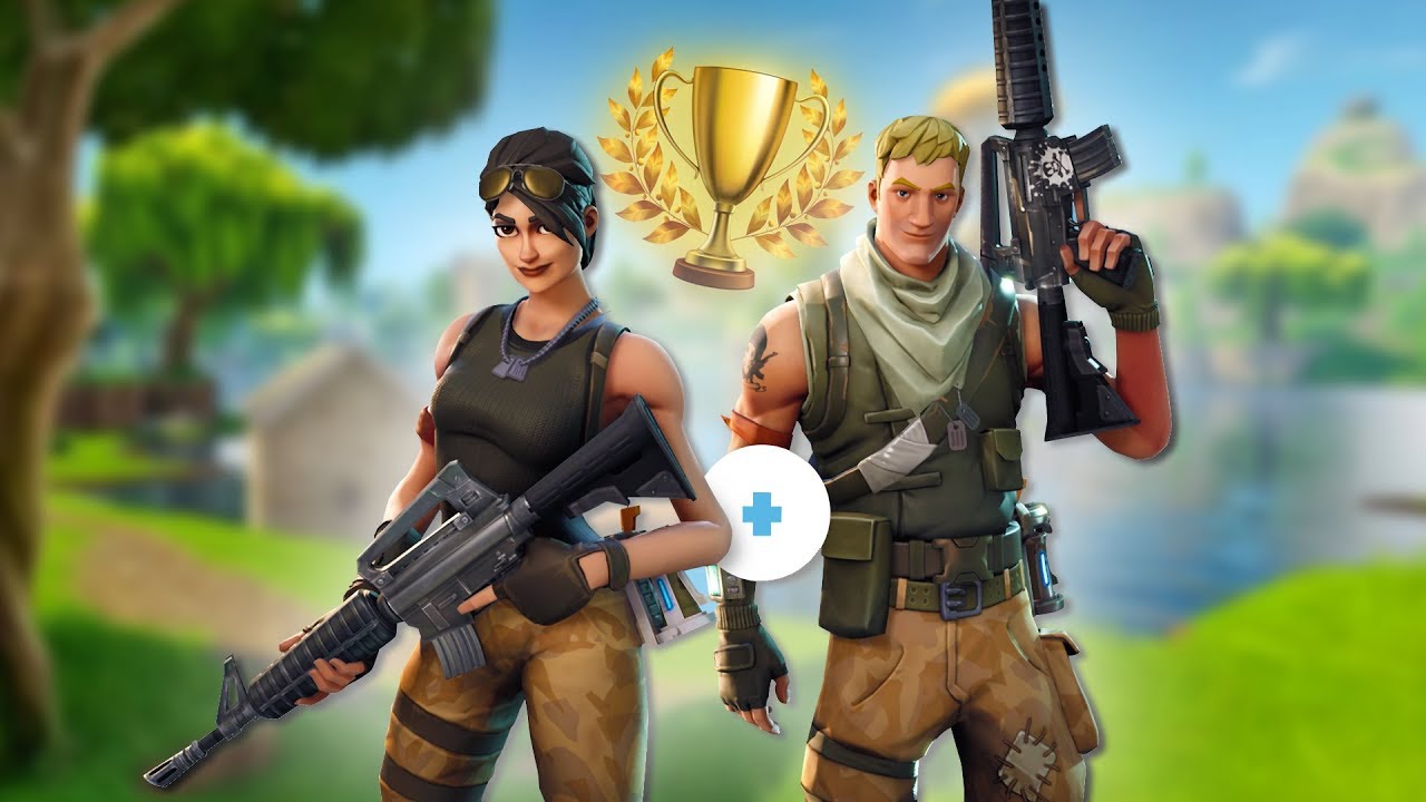 My first game of Fortnite Battle Royale!